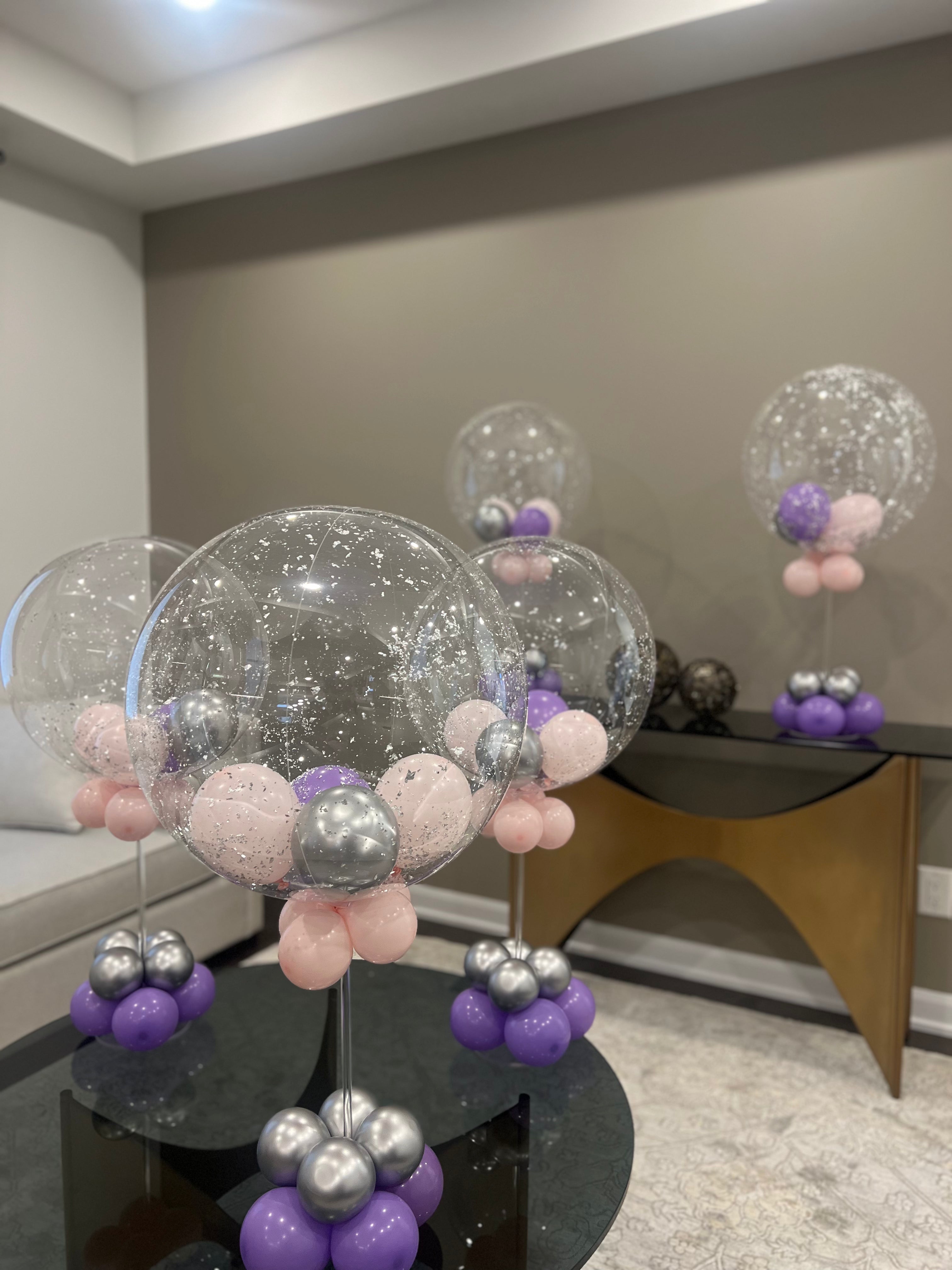 Bubble Balloon Centrepiece – The Balloons Lady