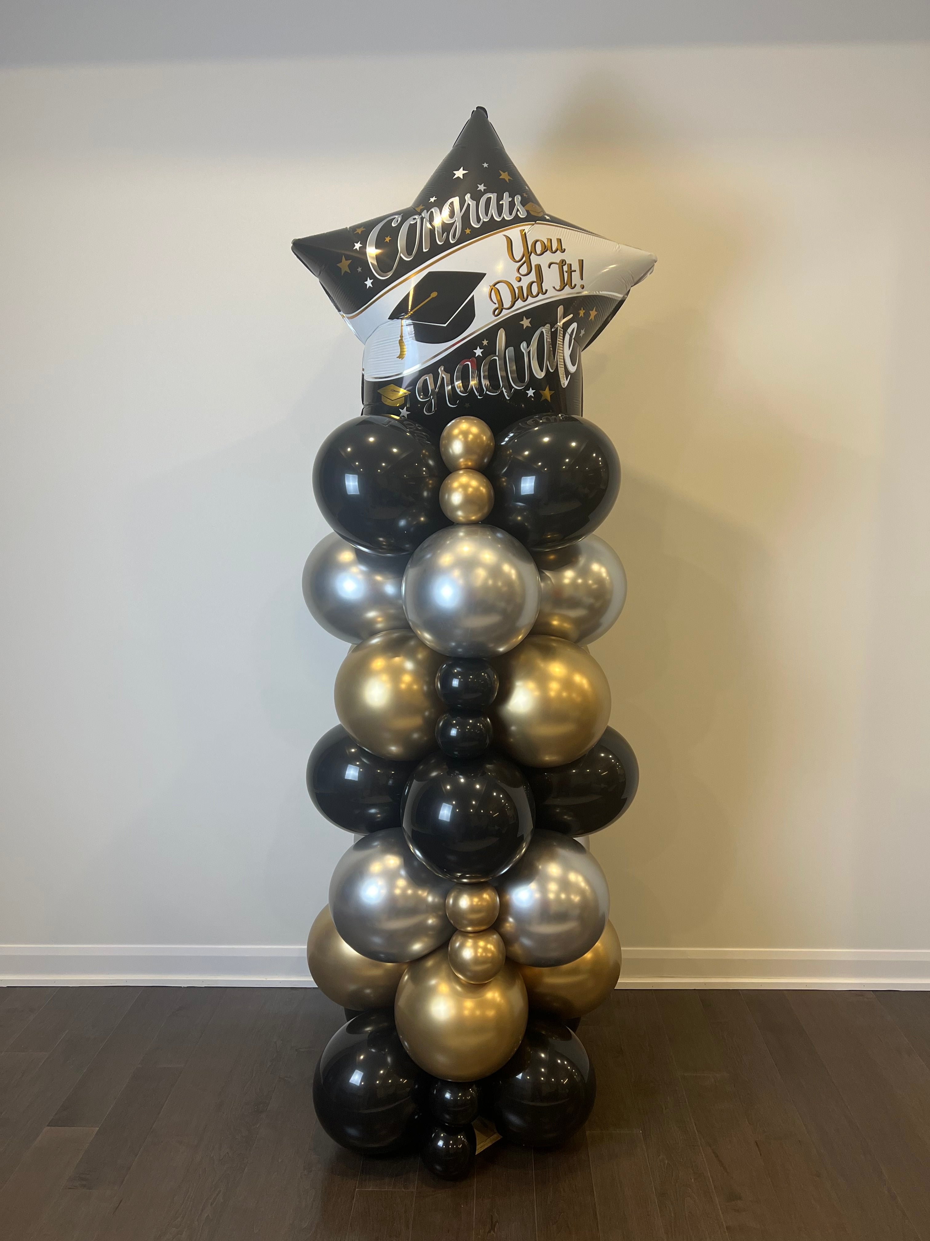 6 Feet High Graduation Pillar – The Balloons Lady